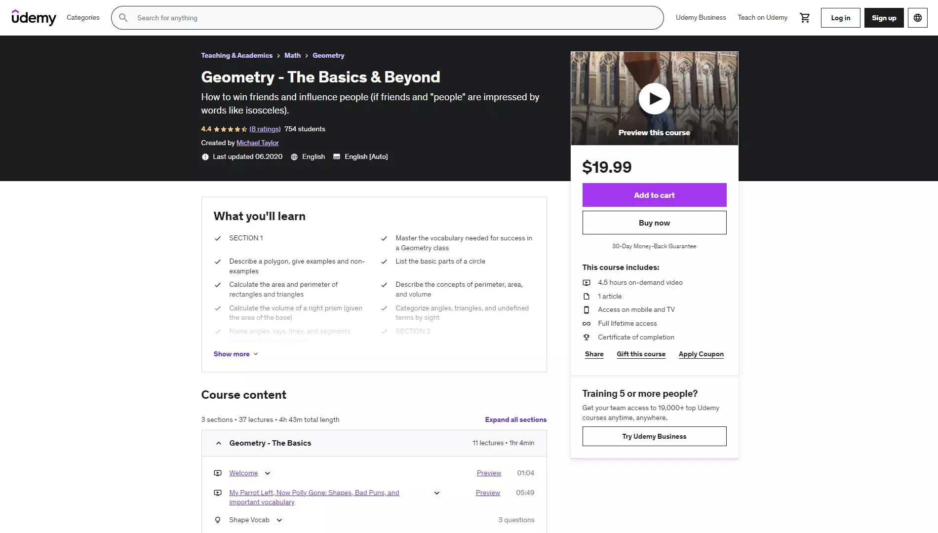 9 Best Online Geometry Courses in 2023
