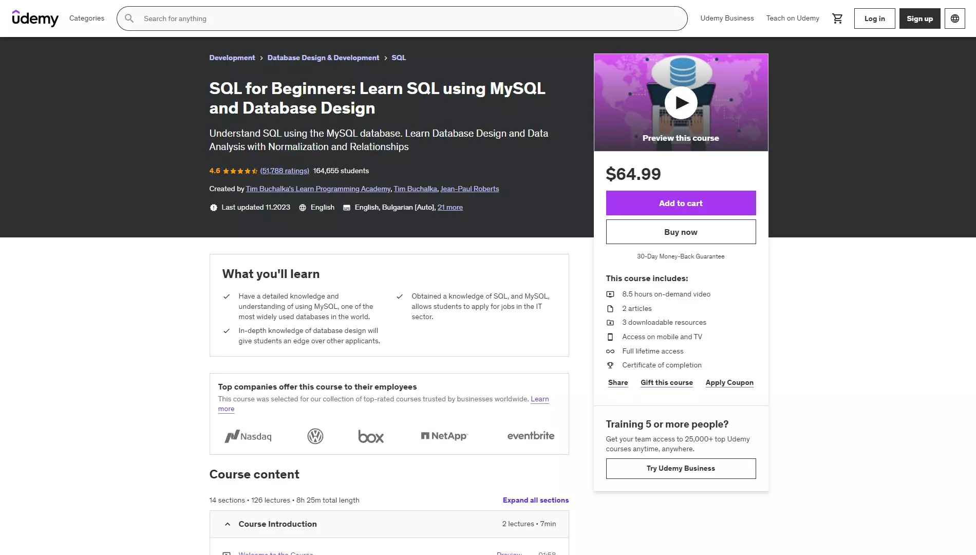 Best Sql Courses On Udemy In 2024